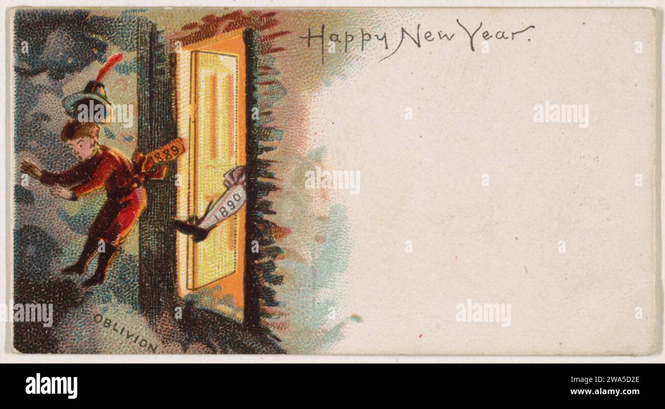 New year 1890 hi-res stock photography and images - Alamy