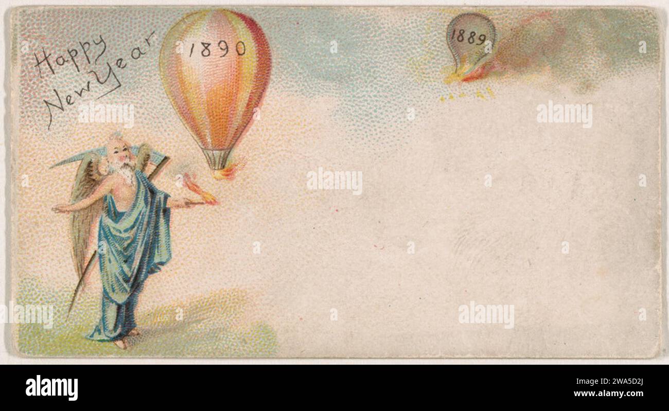 Happy New Year 1890, from the New Years 1890 series (N227) issued by ...
