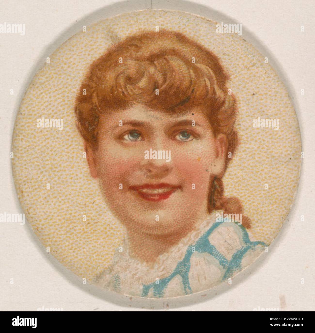 Portrait of woman, from the Novelties series (N228, Type 1) issued by ...