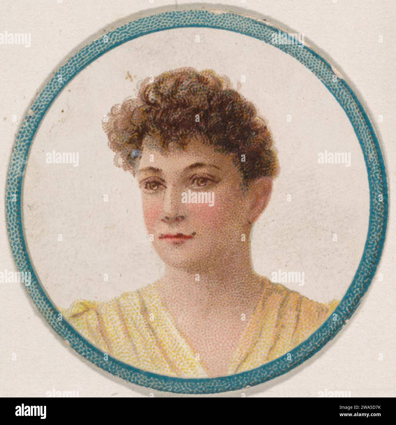Portrait of woman, from the Novelties series (N228, Type 2) issued by ...