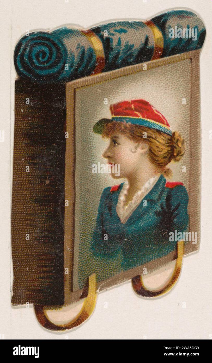 Backpack, from the Novelties series (N228, Type 3) issued by Kinney ...