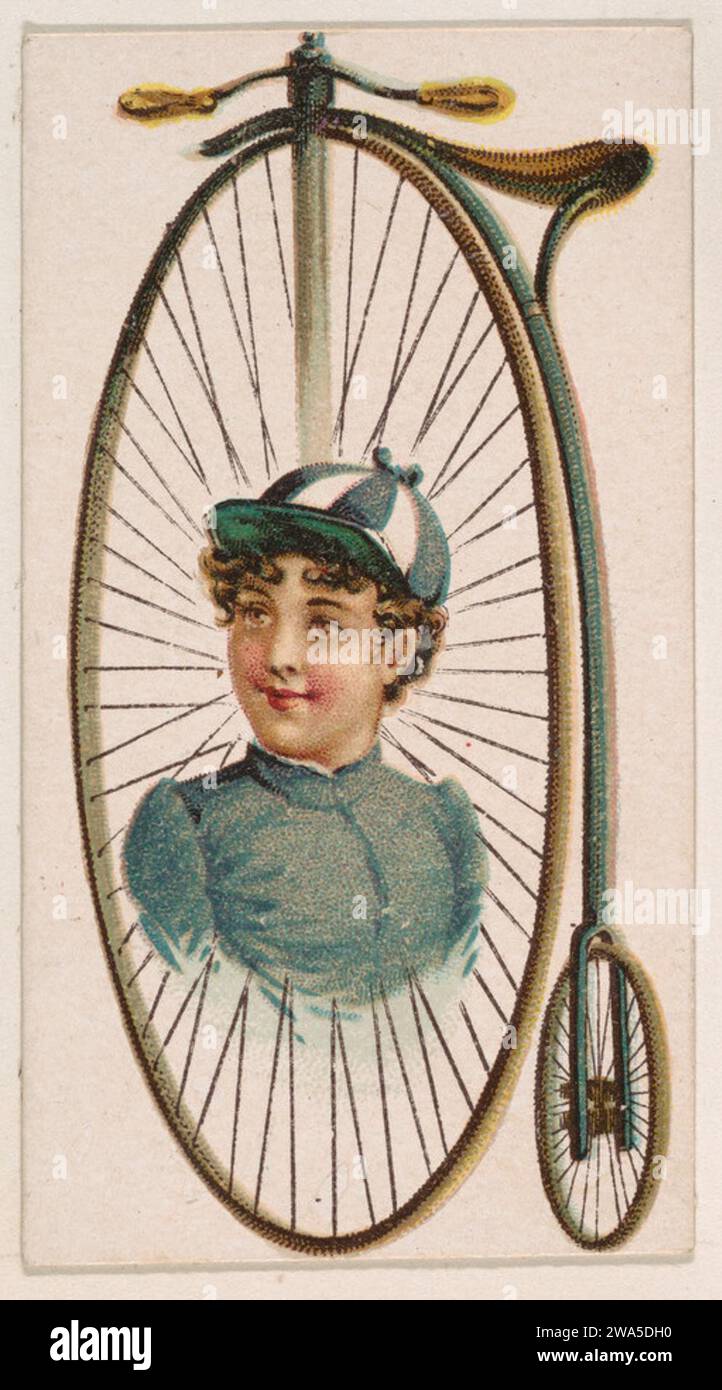 Bicycle, from the Novelties series (N228, Type 5) issued by Kinney Bros ...