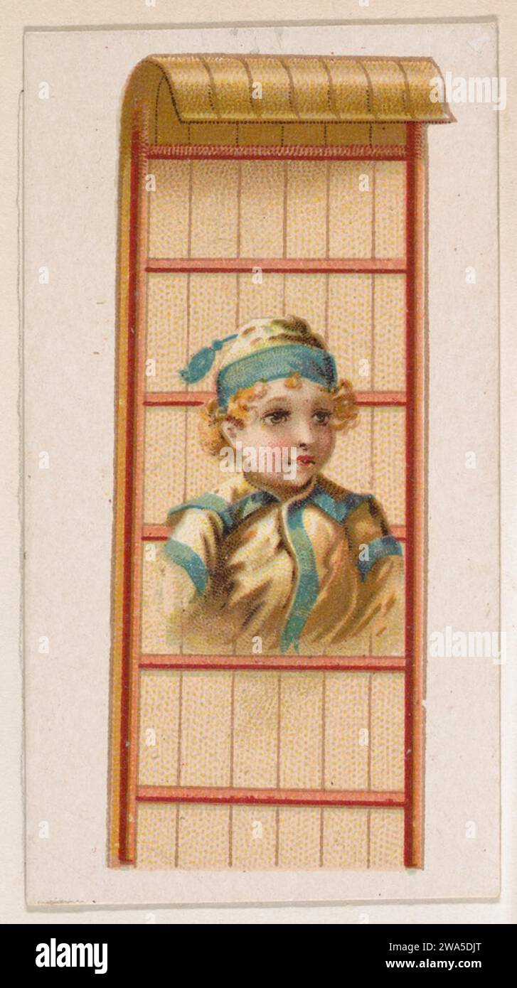 Tobaggan, from the Novelties series (N228, Type 5) issued by Kinney ...