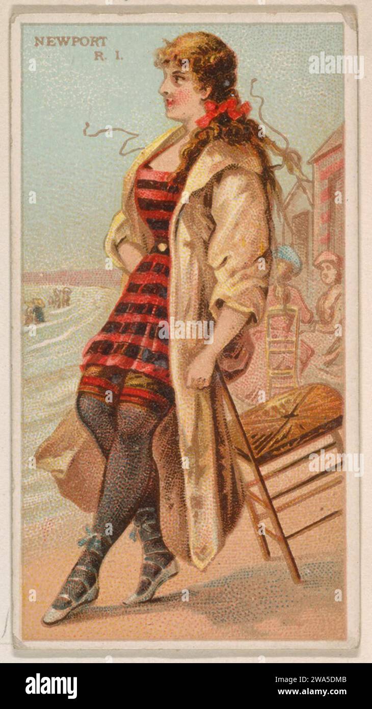 Newport, Rhode Island, from the Surf Beauties series (N232), issued by ...