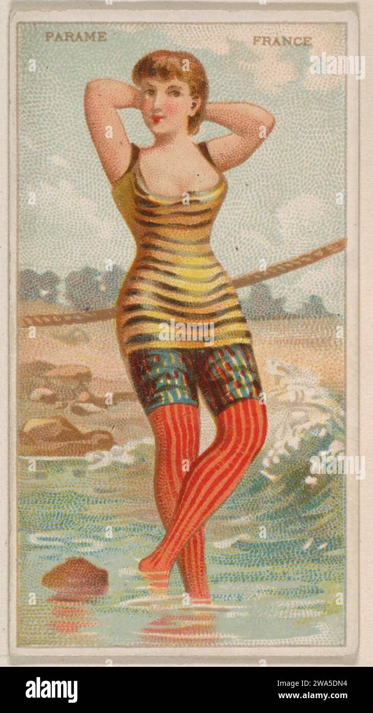 Parame France From The Surf Beauties Series N232 Issued By Kinney