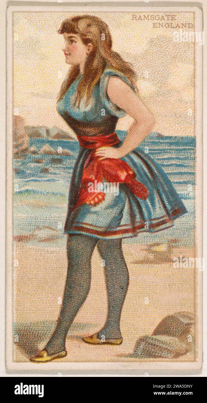 Ramsgate, England, from the Surf Beauties series (N232), issued by ...