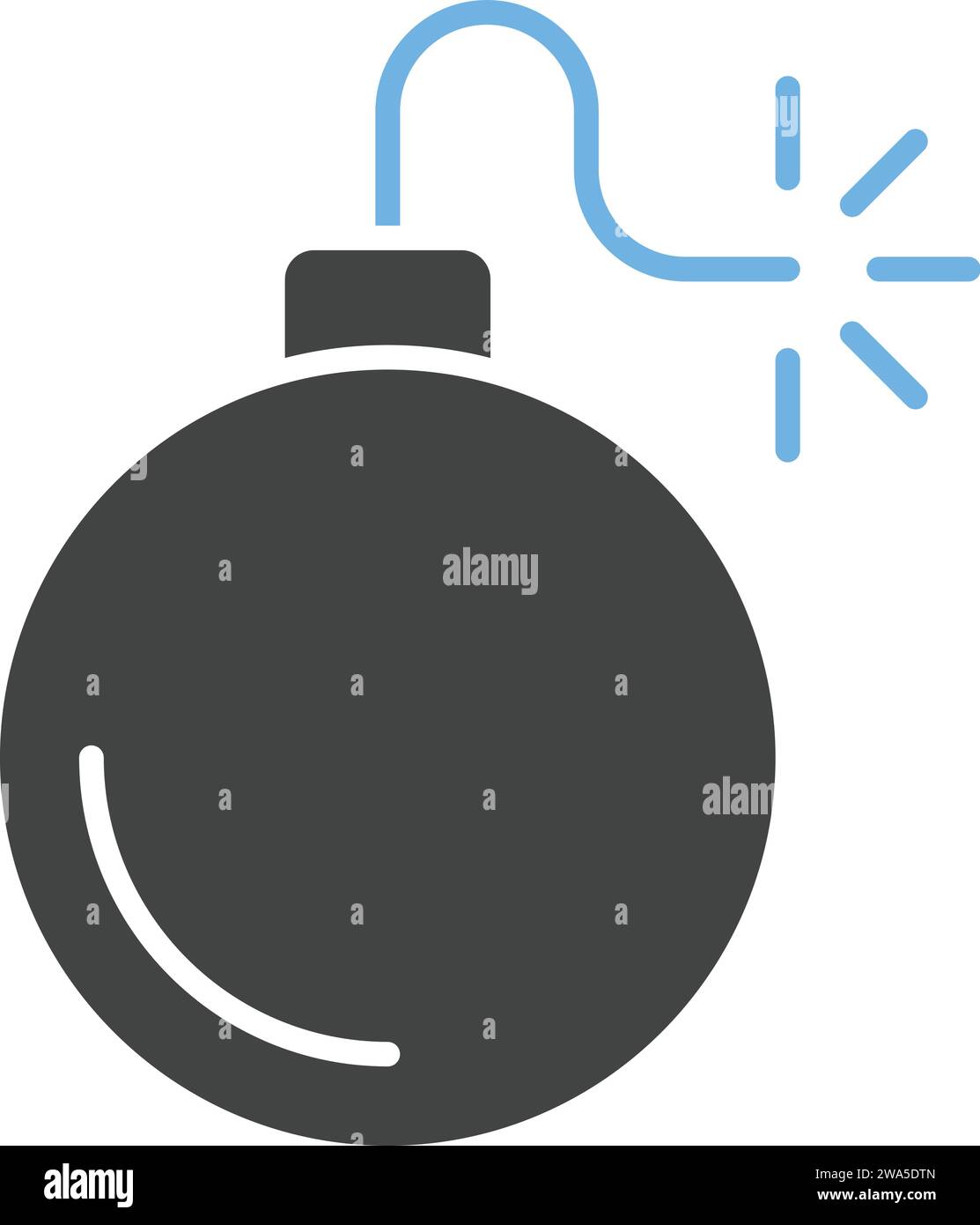 Bomb icon vector image Stock Vector Image & Art - Alamy