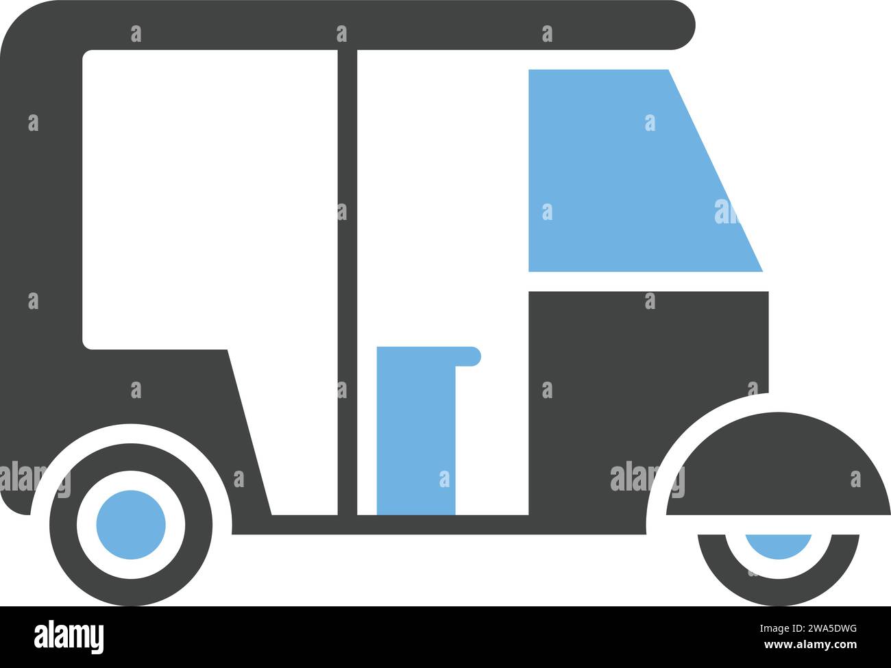 Auto Rickshaw icon vector image Stock Vector Image & Art - Alamy