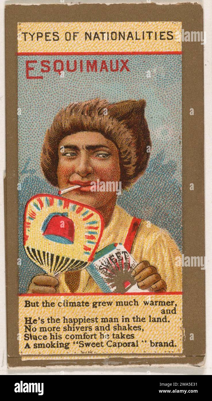 Esquimaux, from Types of Nationalities (N240) issued by Kinney Bros ...