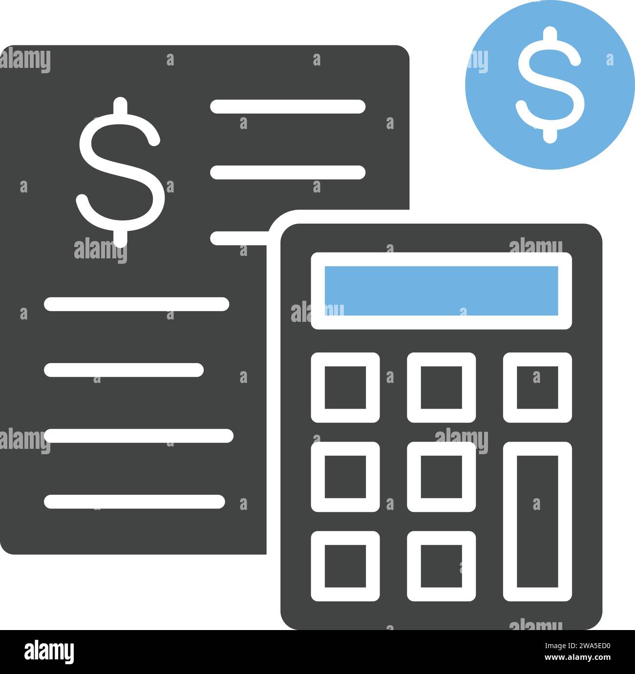 Budget icon vector image Stock Vector Image & Art - Alamy