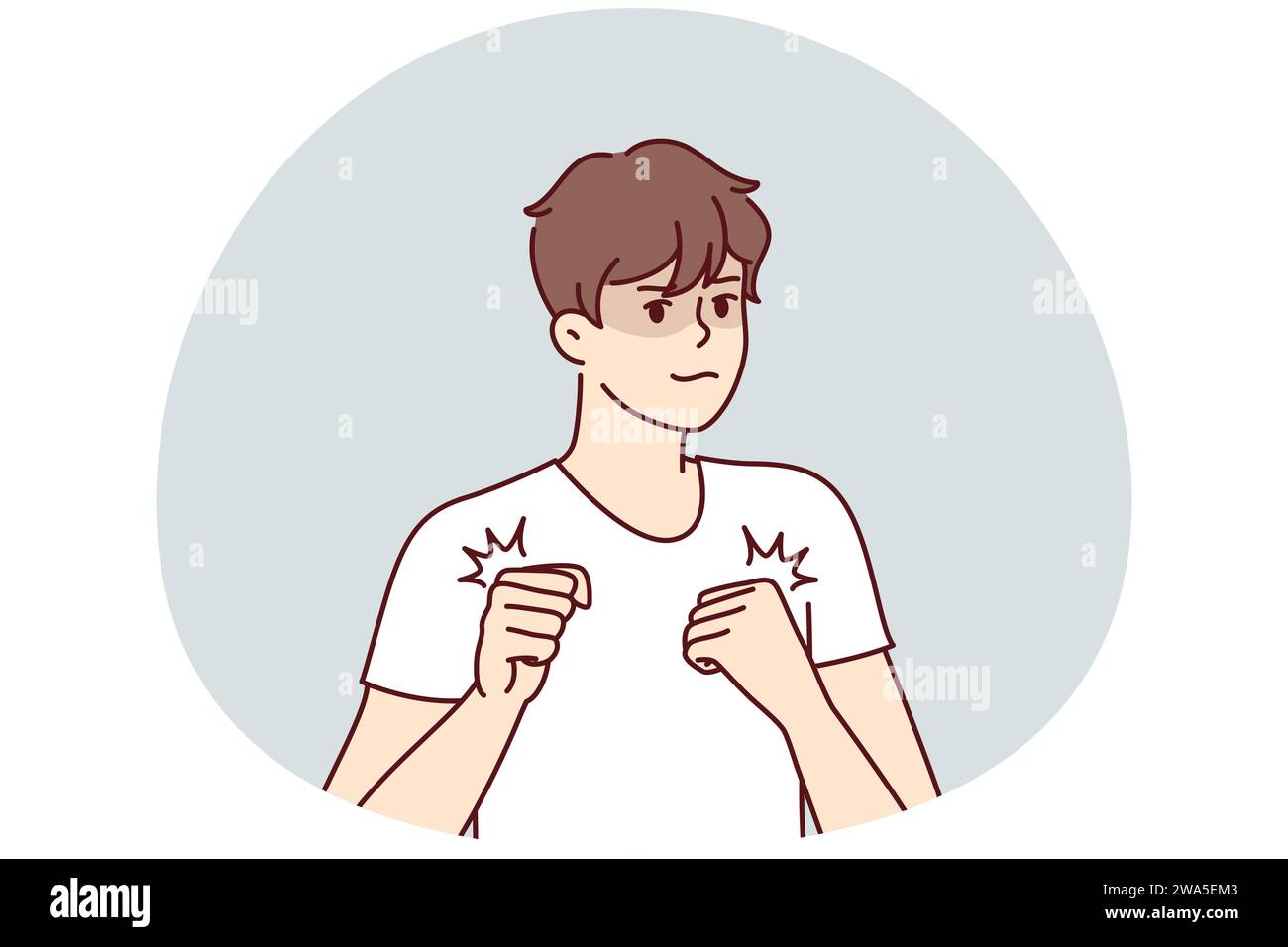 Chest punch Cut Out Stock Images & Pictures - Alamy