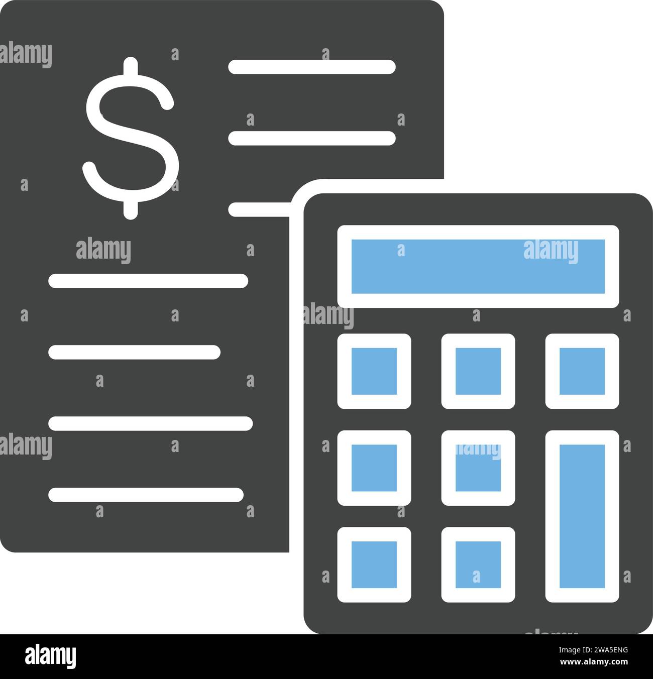 Calculations icon vector image Stock Vector Image & Art - Alamy