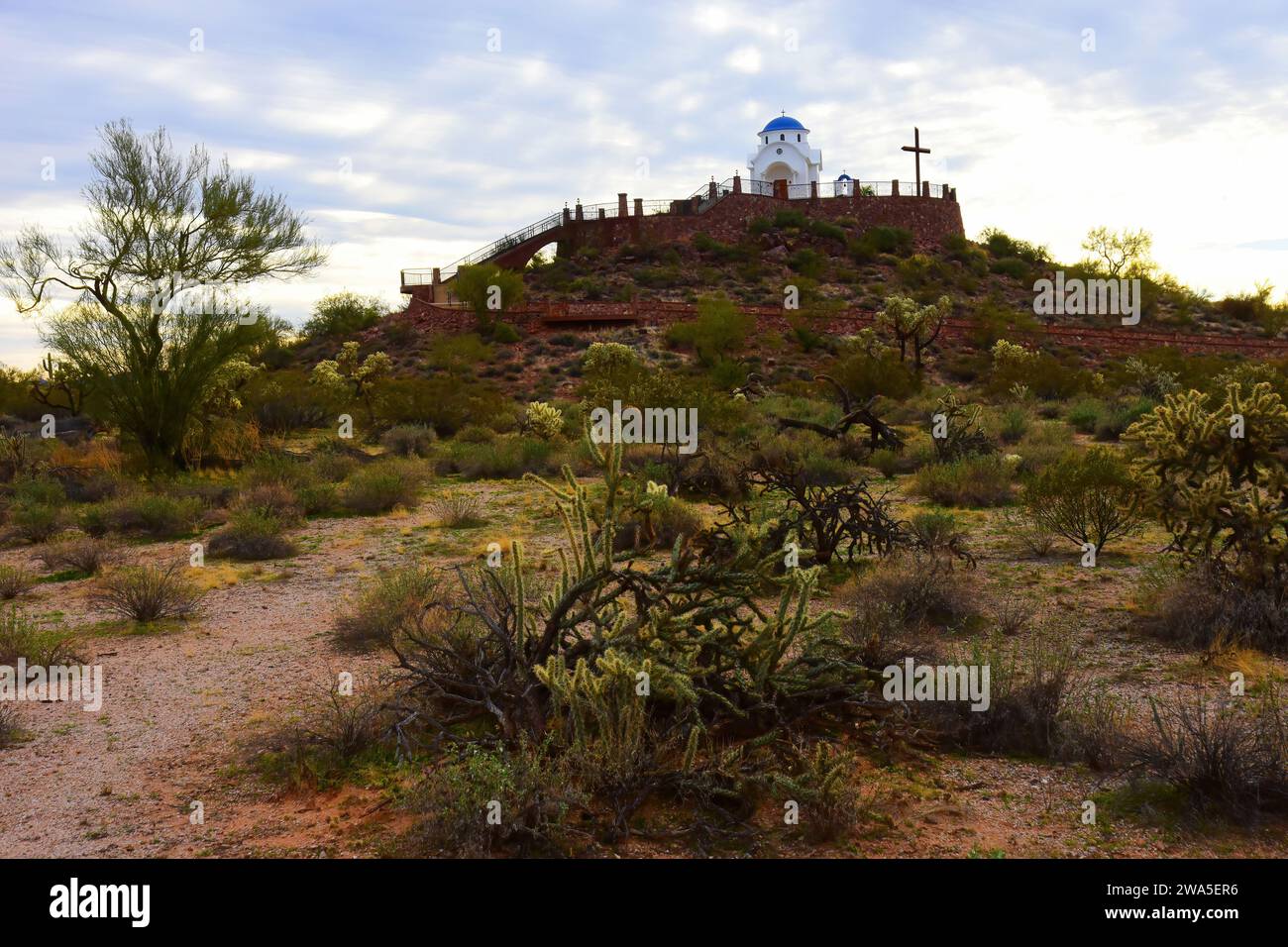 Greek orthodox chapel at St. Anthony's monastery in Arizona Stock Photo ...