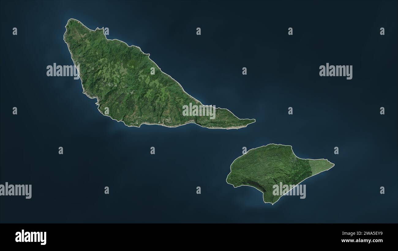 Futuna Island - Wallis and Futuna outlined on a high resolution ...