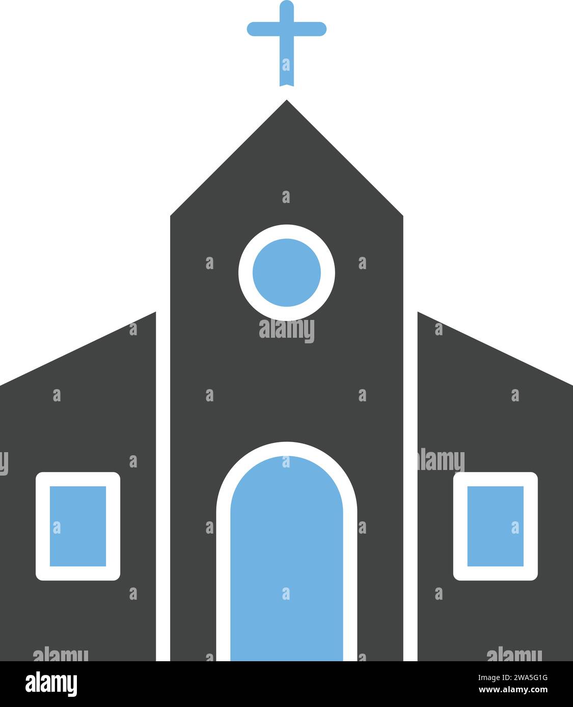 Church icon vector image Stock Vector Image & Art - Alamy