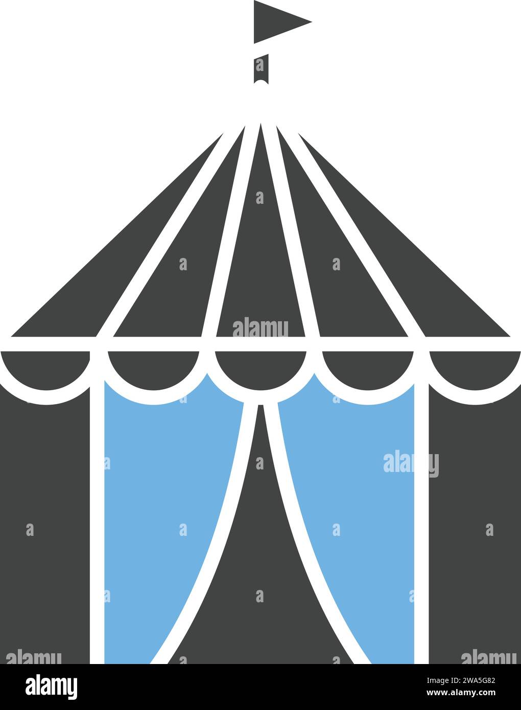 Circus Tent icon vector image Stock Vector Image & Art - Alamy