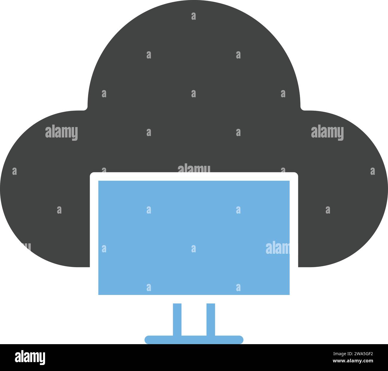 Cloud System icon vector image Stock Vector Image & Art - Alamy