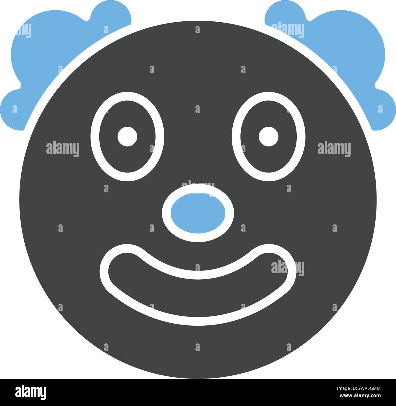 Emoji clown Stock Vector Images - Alamy