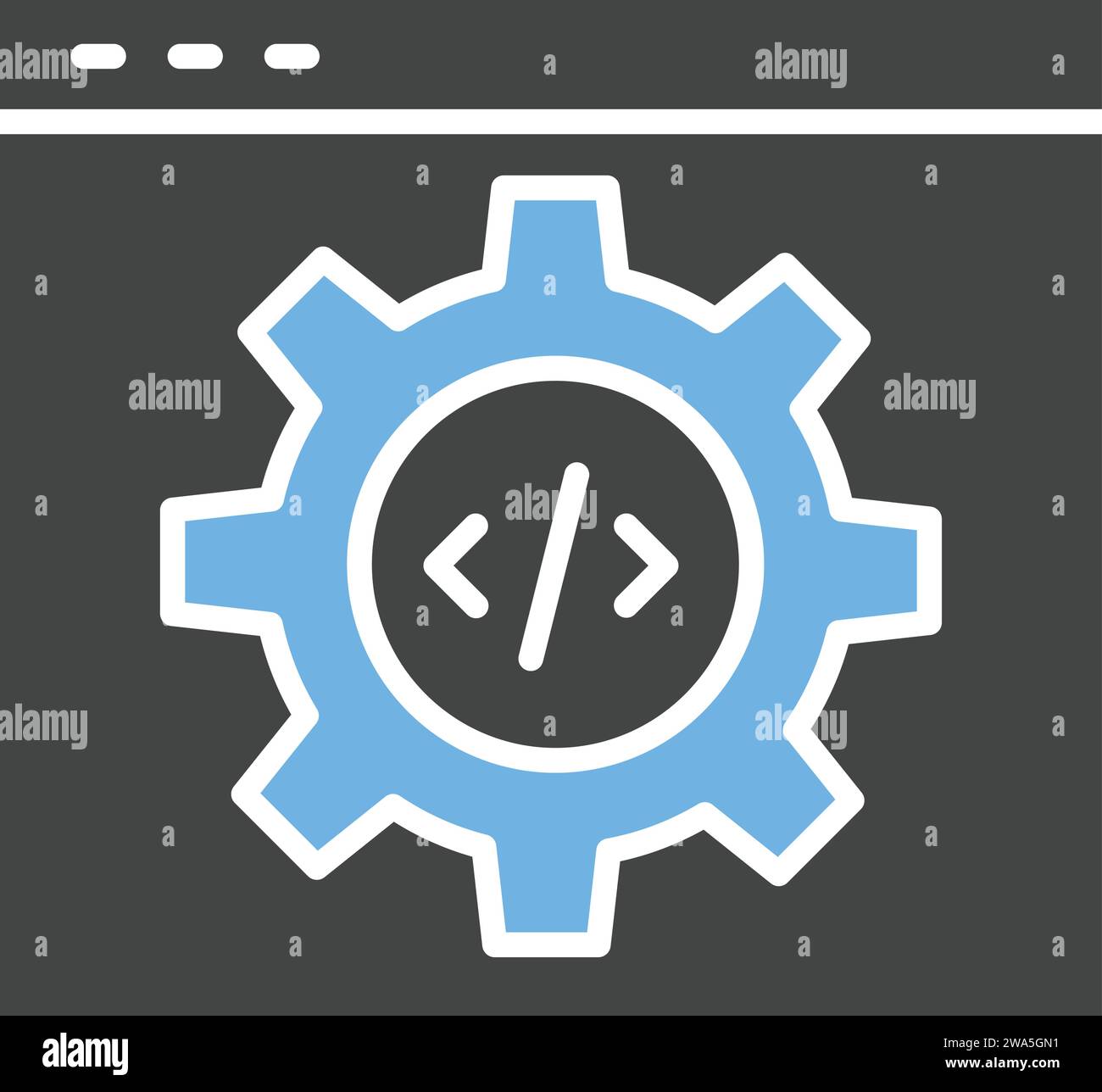 Code optimization icon vector Cut Out Stock Images & Pictures - Alamy