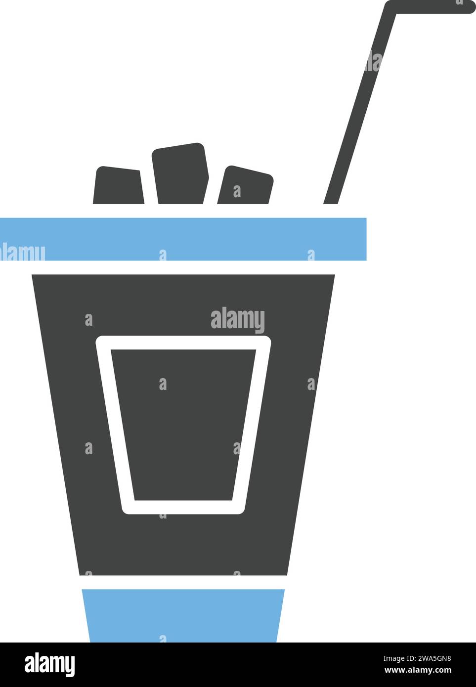 Cold drink icon vector image Stock Vector Image & Art - Alamy