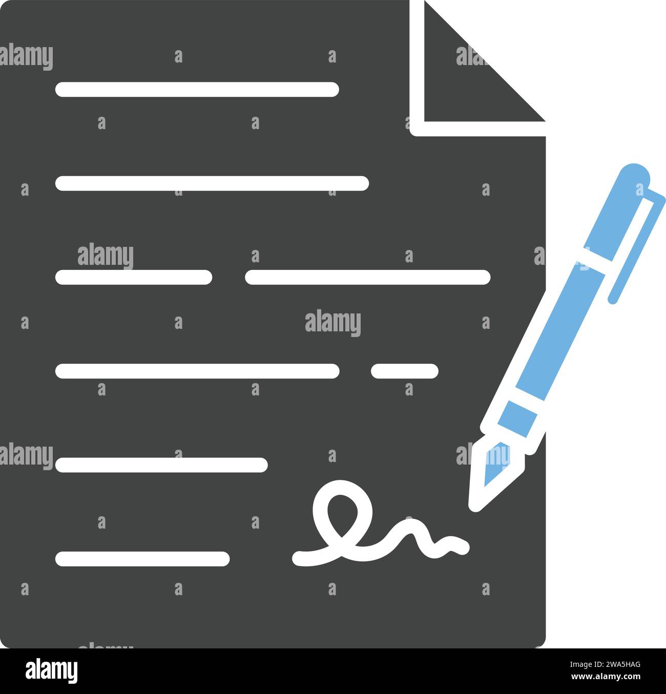 Contractual agreement Stock Vector Images - Alamy