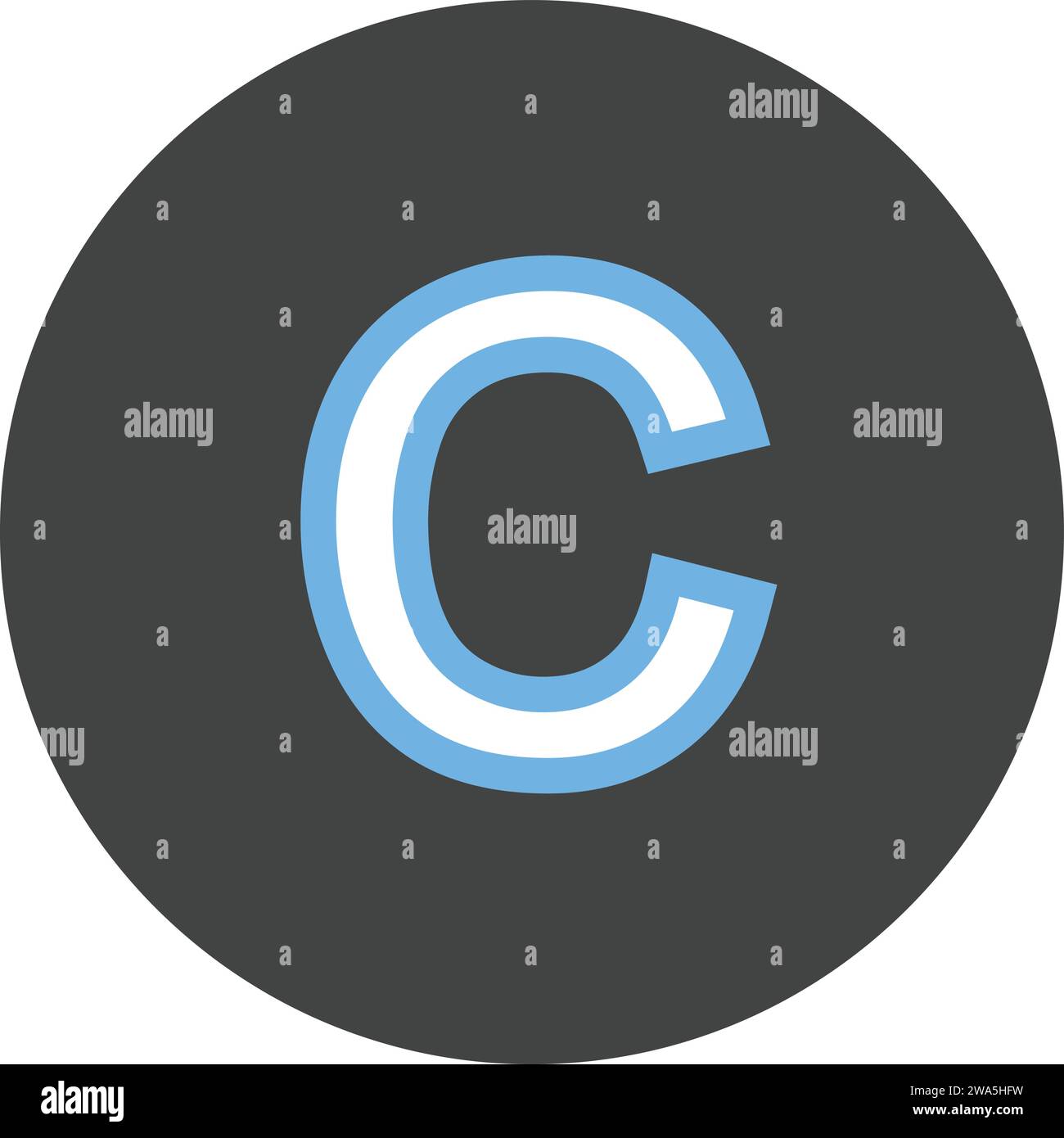 Copyright outline vector icon Cut Out Stock Images & Pictures - Alamy