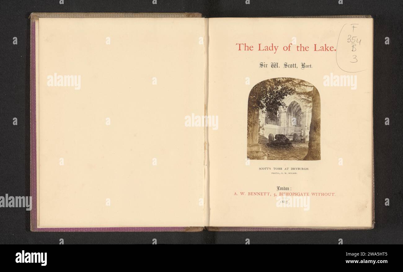 Walter Scott's grave at Dryburgh Abbey, George Washington Wilson, c ...