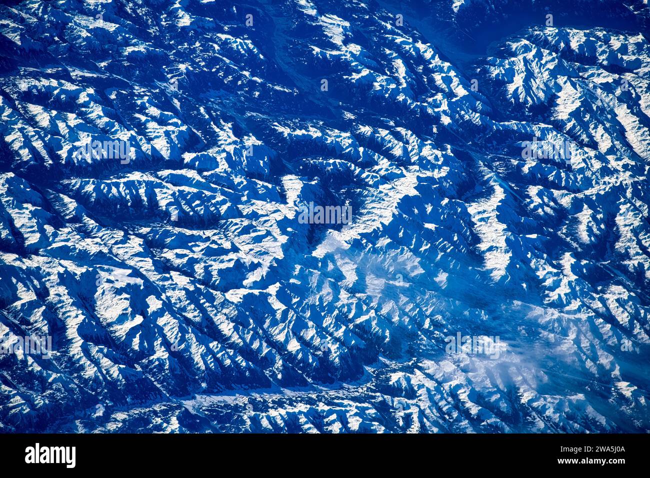Observations of Planet Earth from Space. Digital enhancement of an ...
