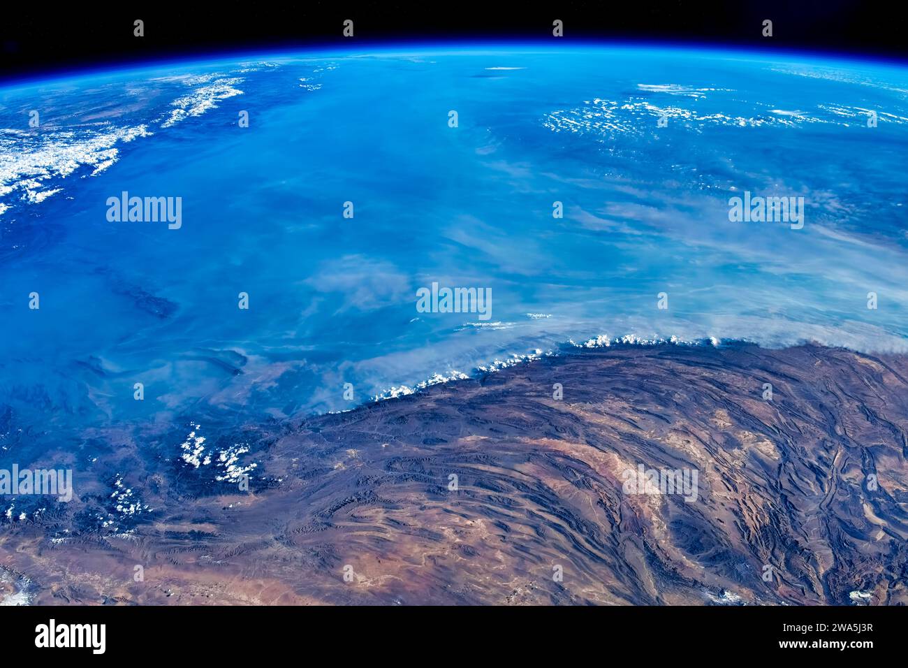 Observations of Planet Earth from Space. Digital enhancement of an ...