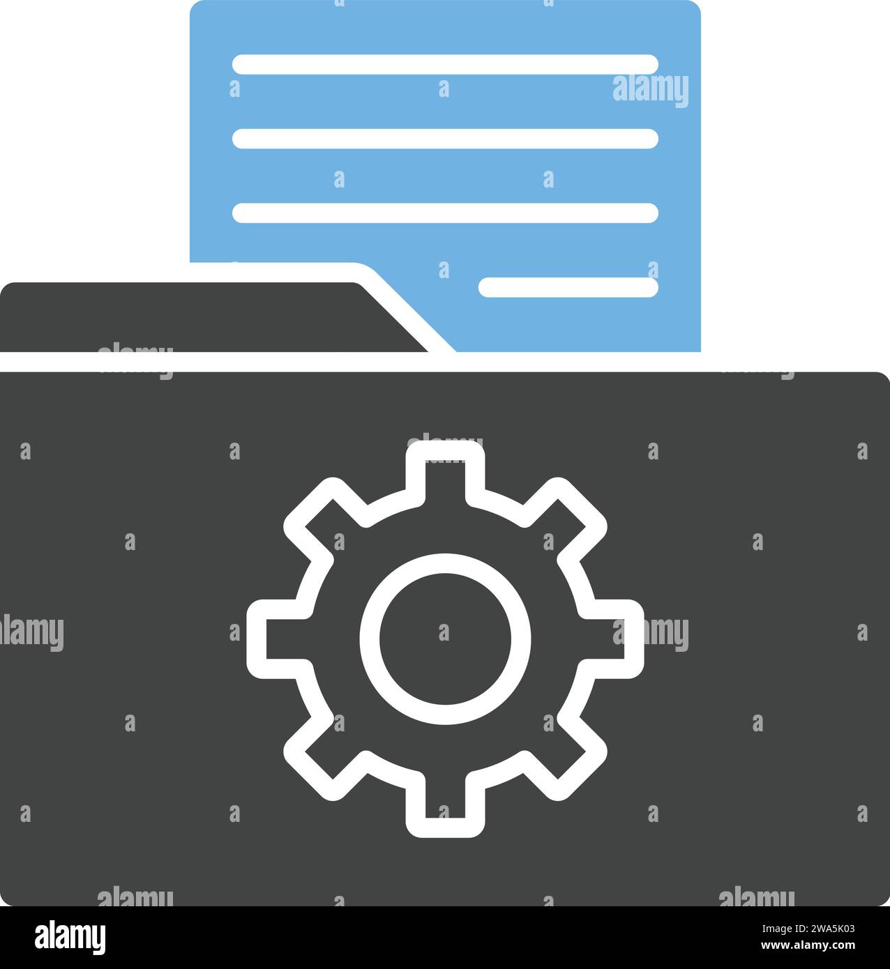 Documents Management icon vector image Stock Vector Image & Art - Alamy