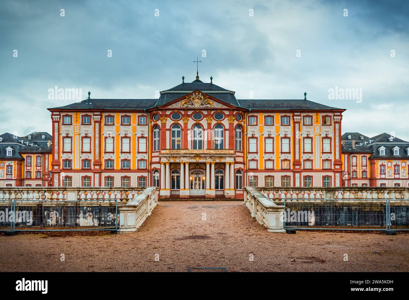 Bruchsal Palace - Baroque castle complex located in Bruchsal, Germany ...