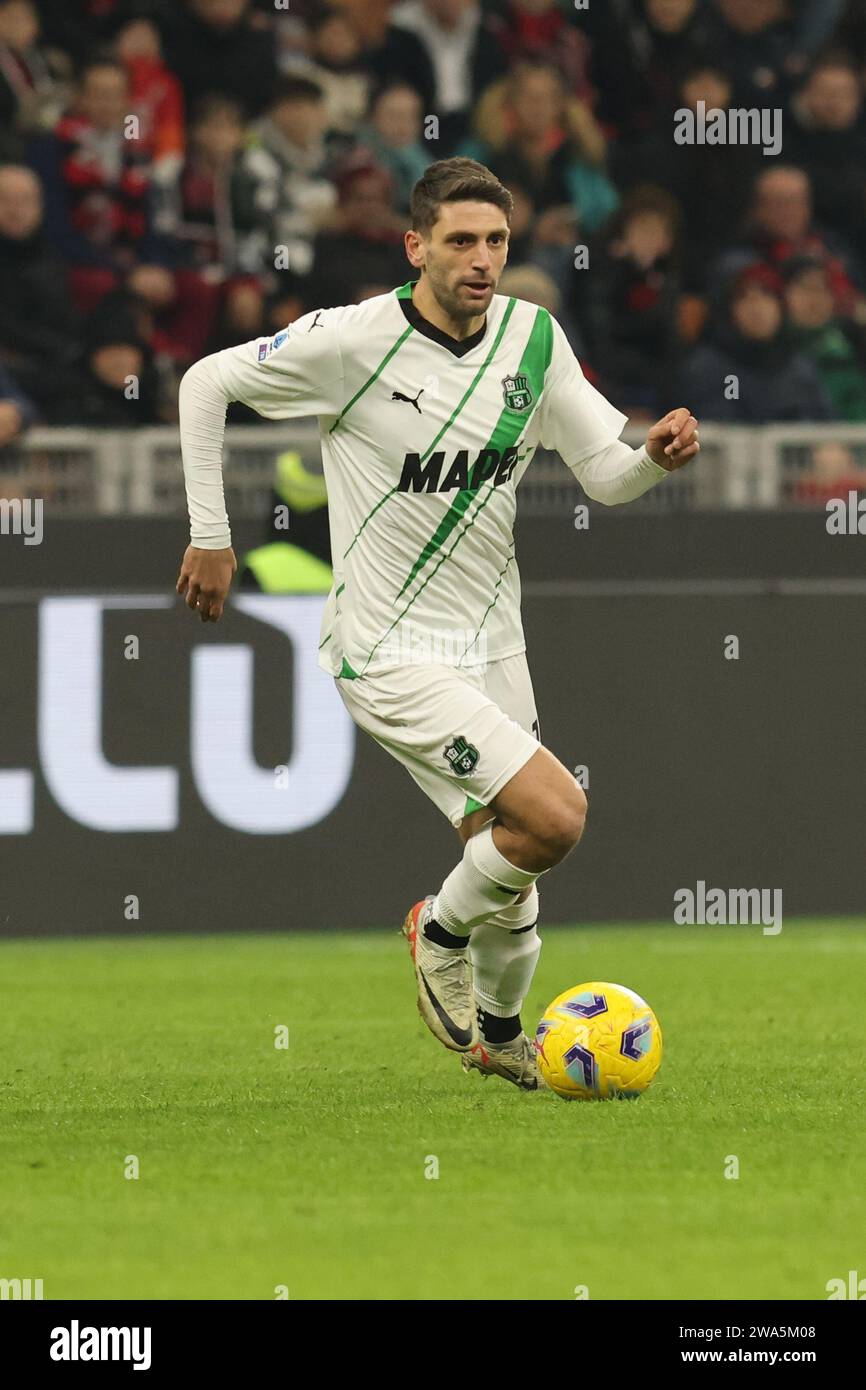 30 December 2023 Milan - Italy - sport, soccer - Milan vs Sassuolo ...
