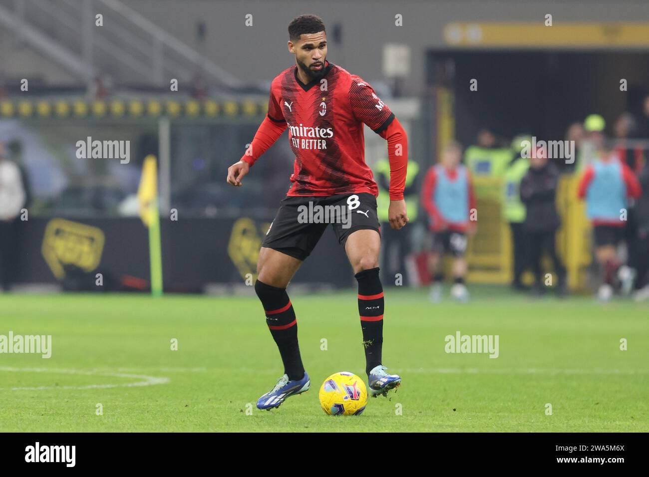 30 December 2023 Milan - Italy - sport, soccer - Milan vs Sassuolo ...
