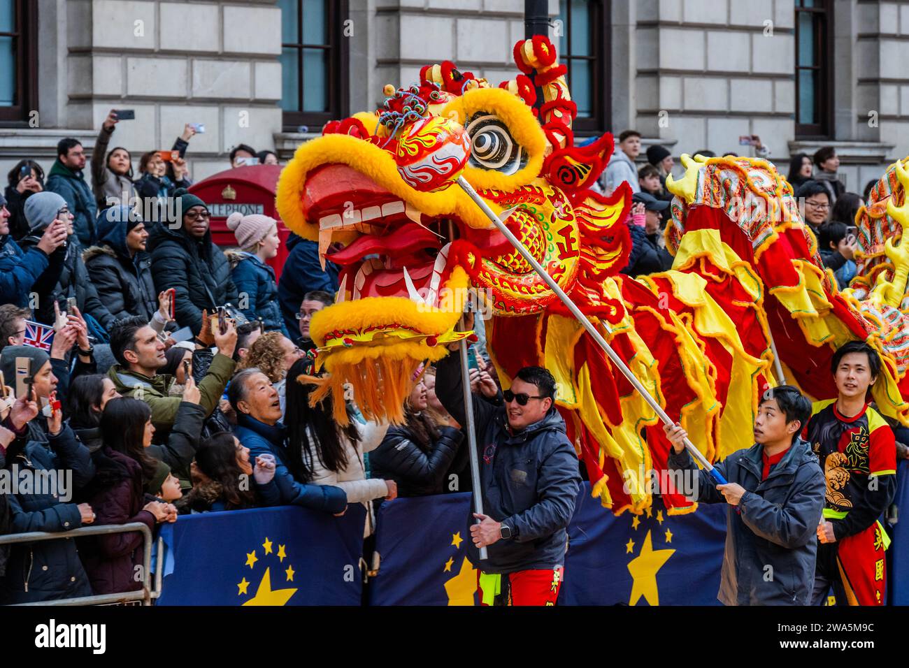 London, UK. 1st Jan, 2024. London Chinatown Chinese Association (LCCAUK) - The London New Year's ...