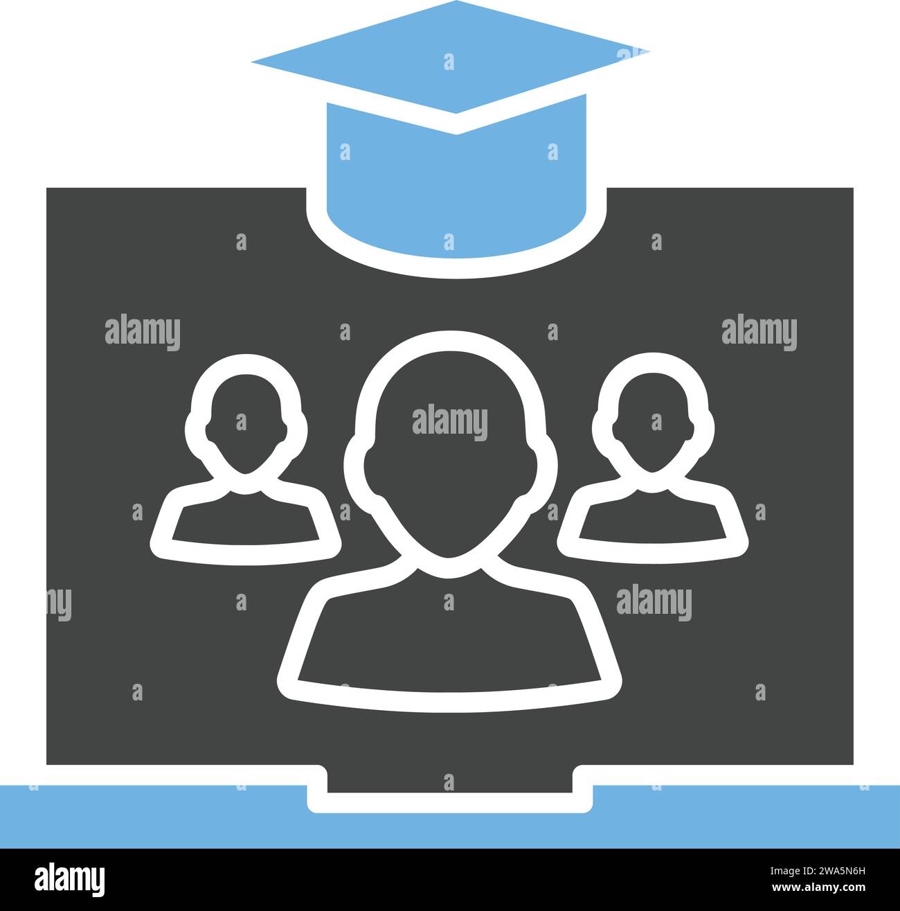 E-Learning icon vector image Stock Vector Image & Art - Alamy