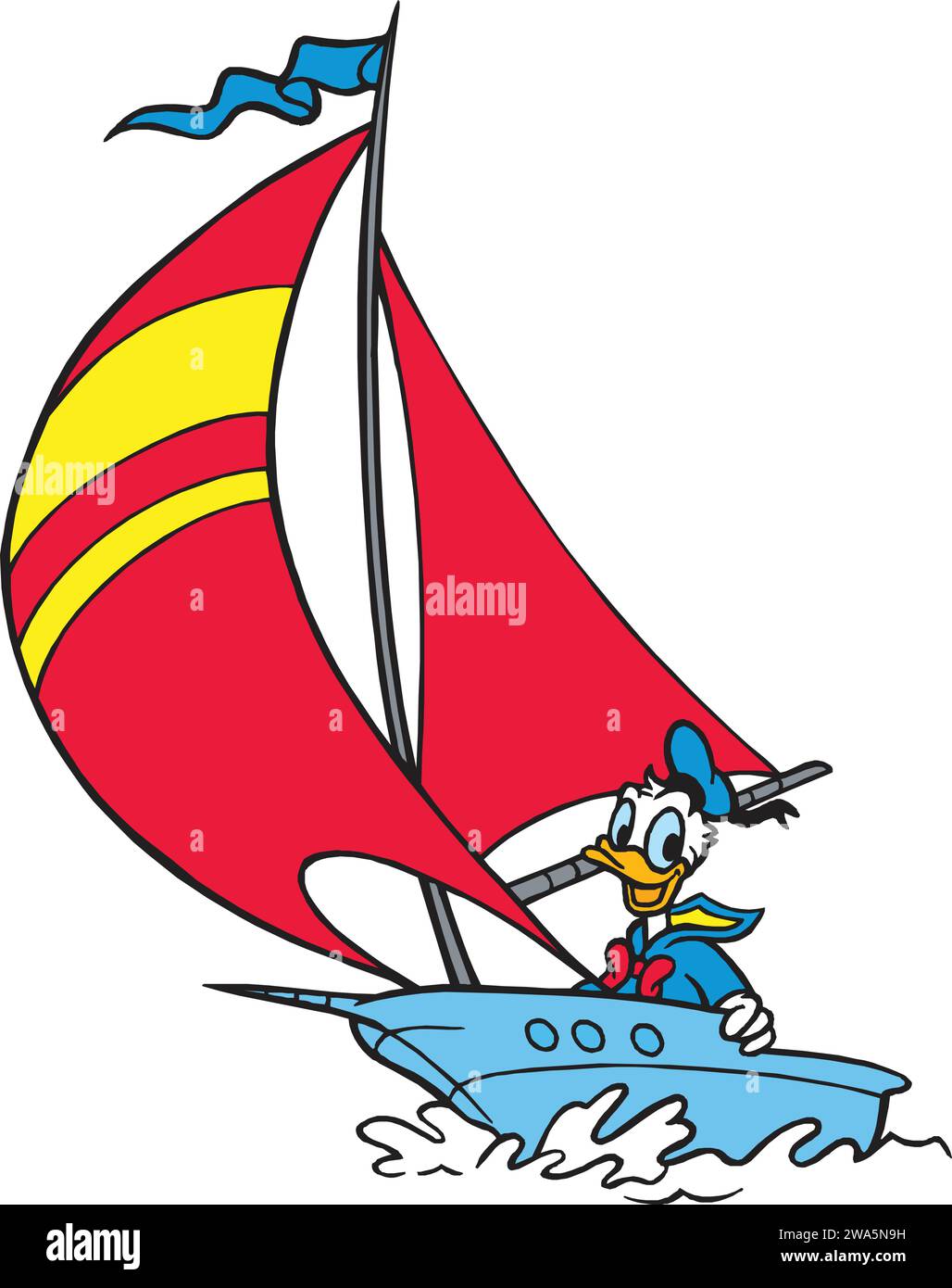 Donald duck vector hi-res stock photography and images - Alamy