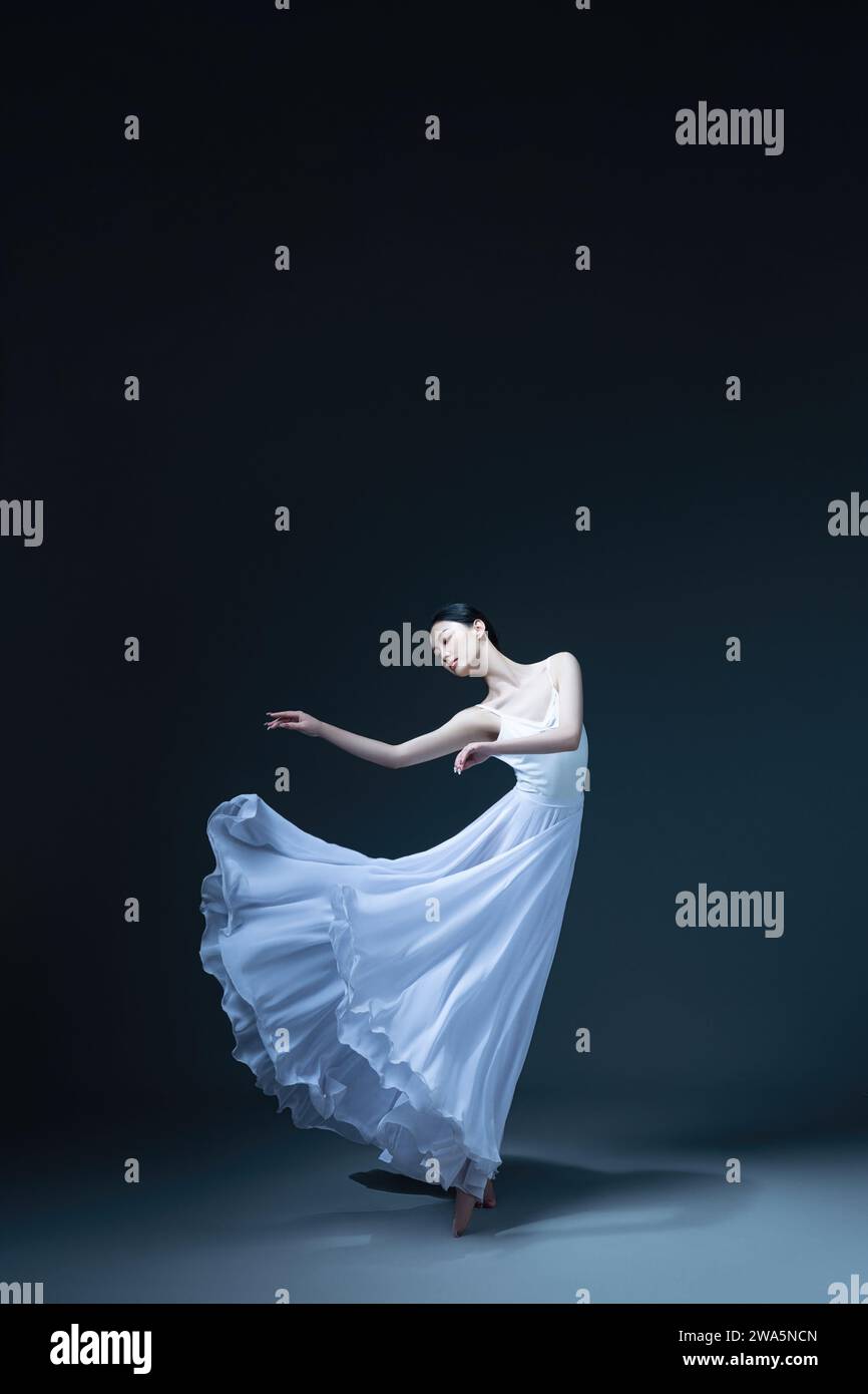 Beautiful dancer dancing ballet, taken in studio, high quality images ...