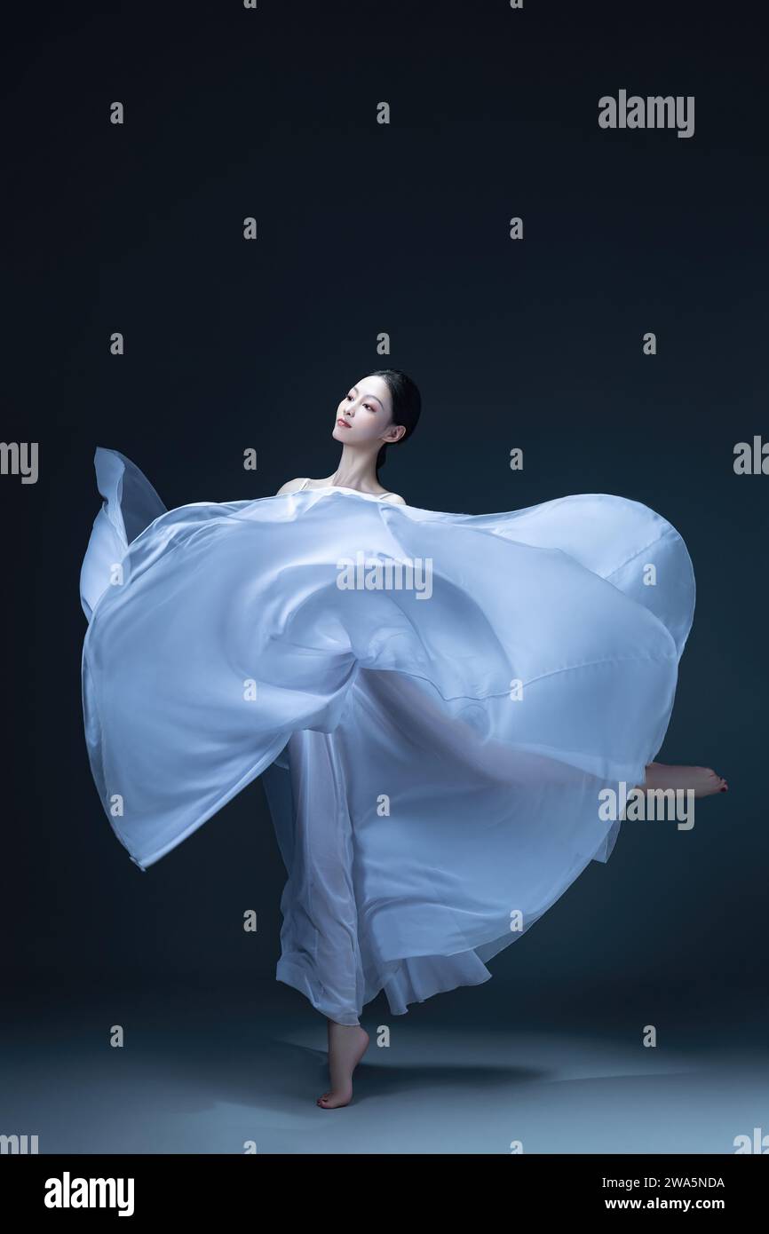 Beautiful dancer dancing ballet, taken in studio, high quality images ...