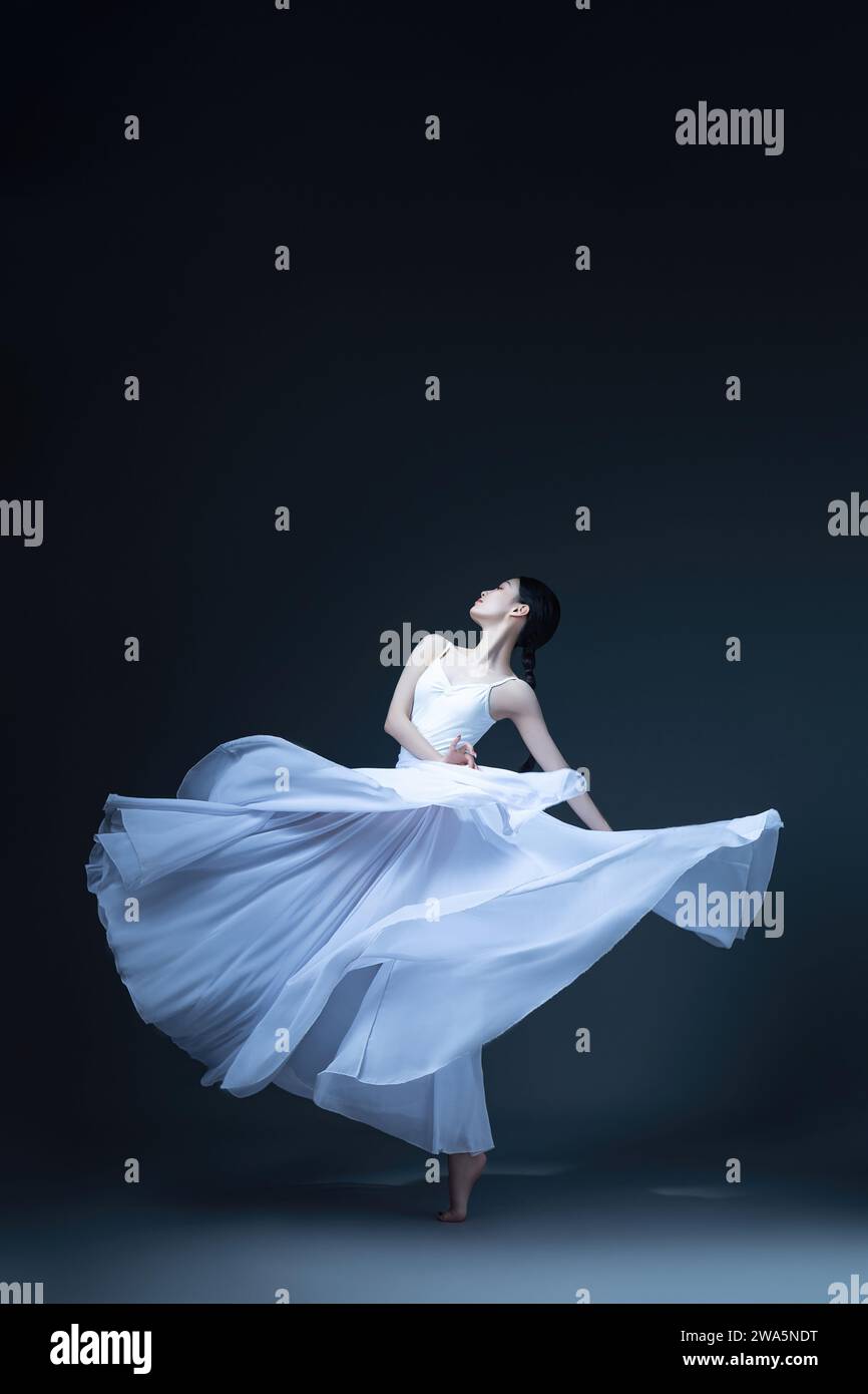Beautiful dancer dancing ballet, taken in studio, high quality images ...