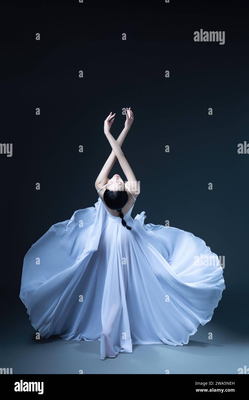 Beautiful dancer dancing ballet, taken in studio, high quality images ...