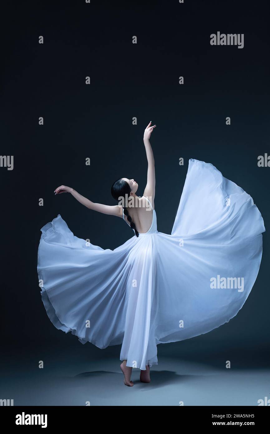 Beautiful dancer dancing ballet, taken in studio, high quality images ...
