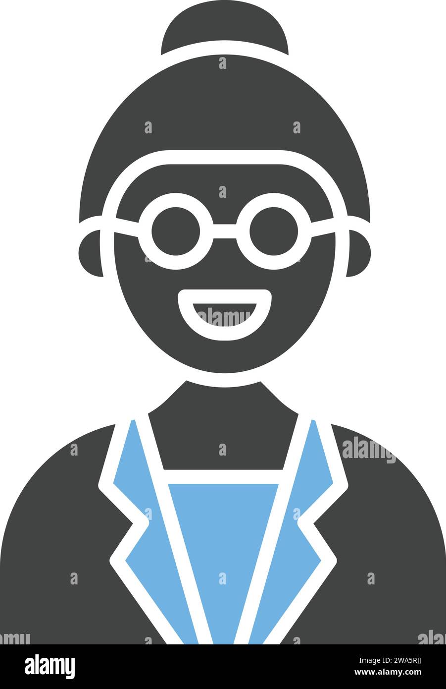 Female Professor icon vector image Stock Vector Image & Art - Alamy