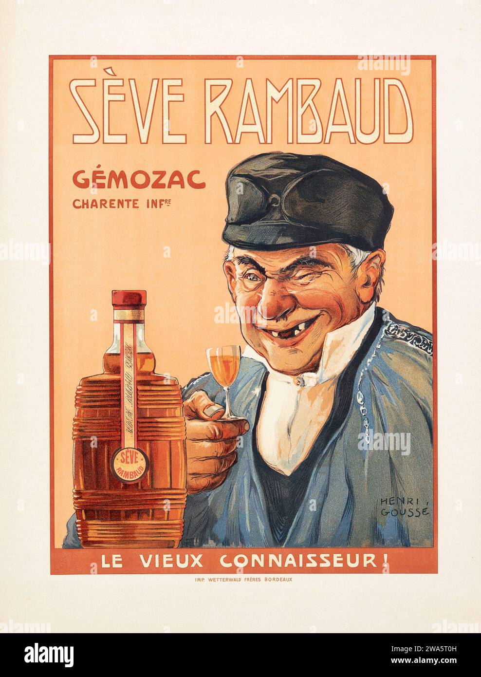Sève Rambaud (ca. 1930s) French Alcohol Advertising Poster - Henri ...