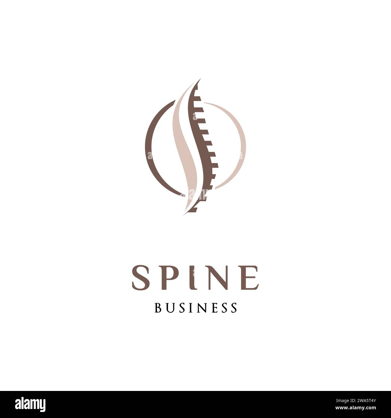 Skeletal spine Stock Vector Images - Alamy