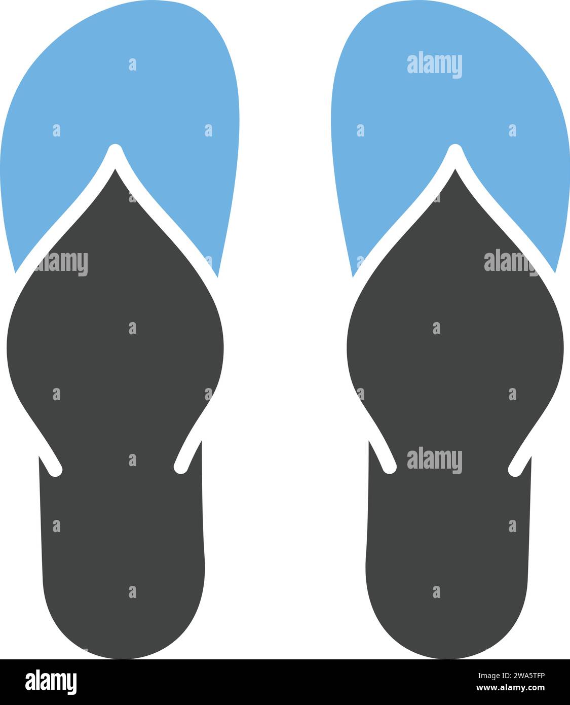Flip Flops icon vector image Stock Vector Image & Art - Alamy