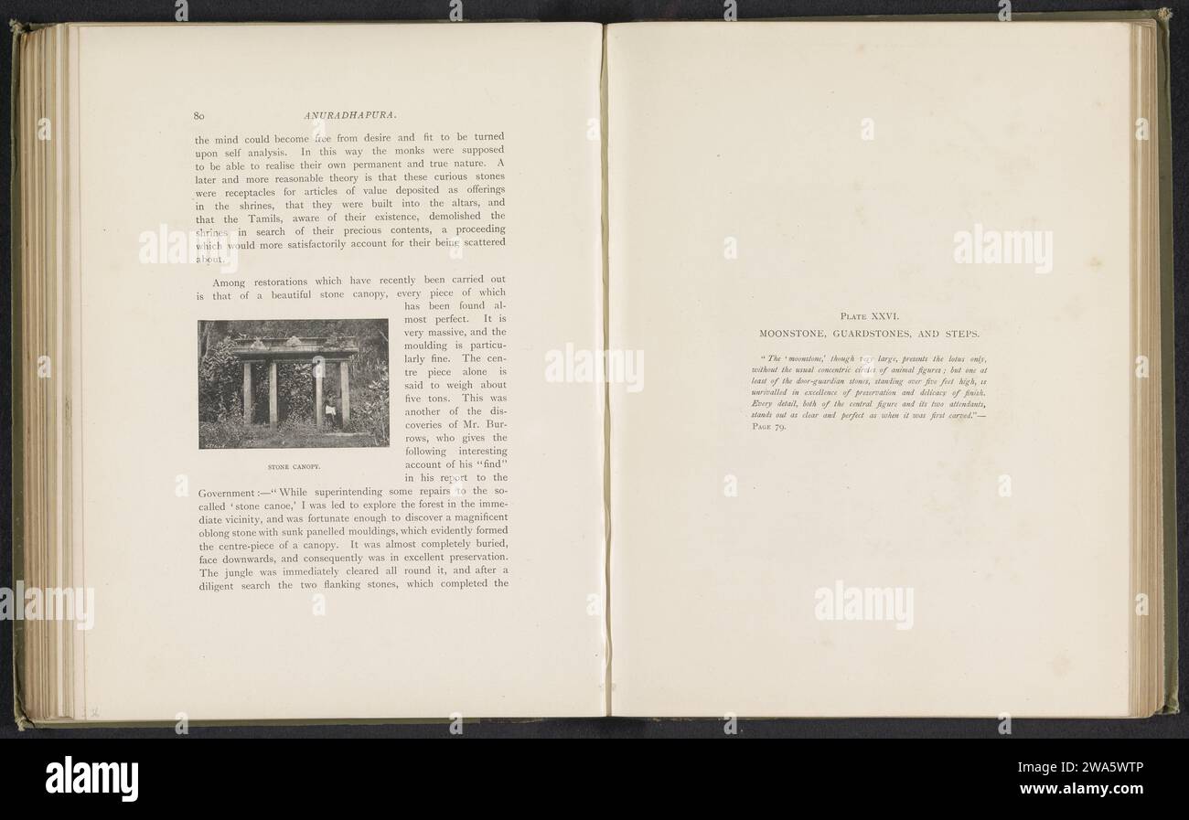 Stone canopy, Henry William Cave, 1896 photomechanical print ...