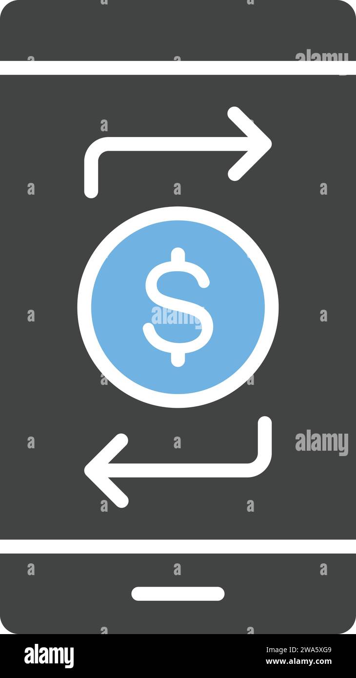 Transfer funds concept icon Cut Out Stock Images & Pictures - Alamy