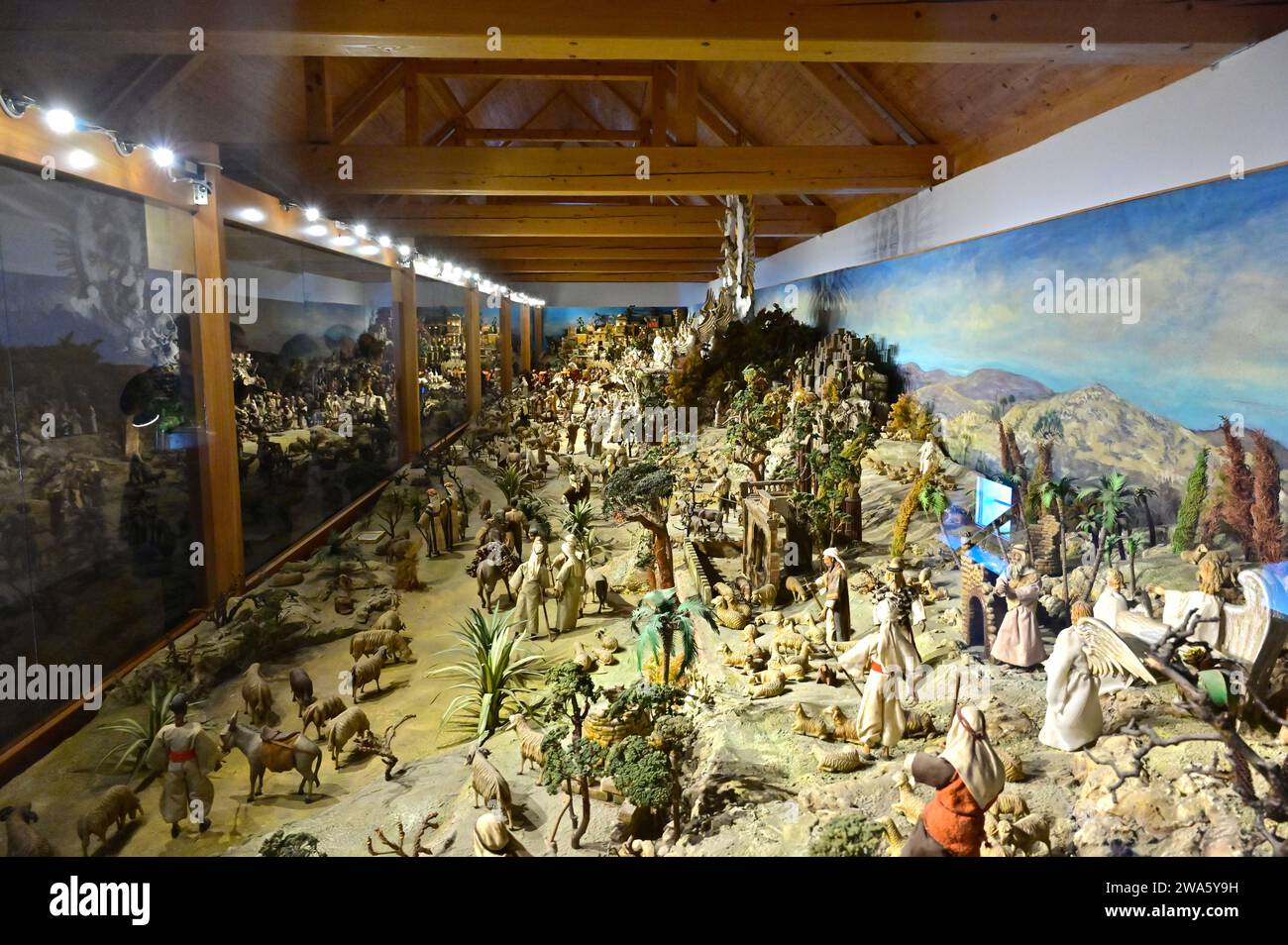 Christkindl Steyr Austria - 12 27 2023 - Pöttmesser nativity scene in ...