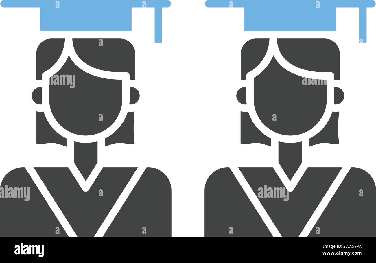 Graduates icon vector image Stock Vector Image & Art - Alamy