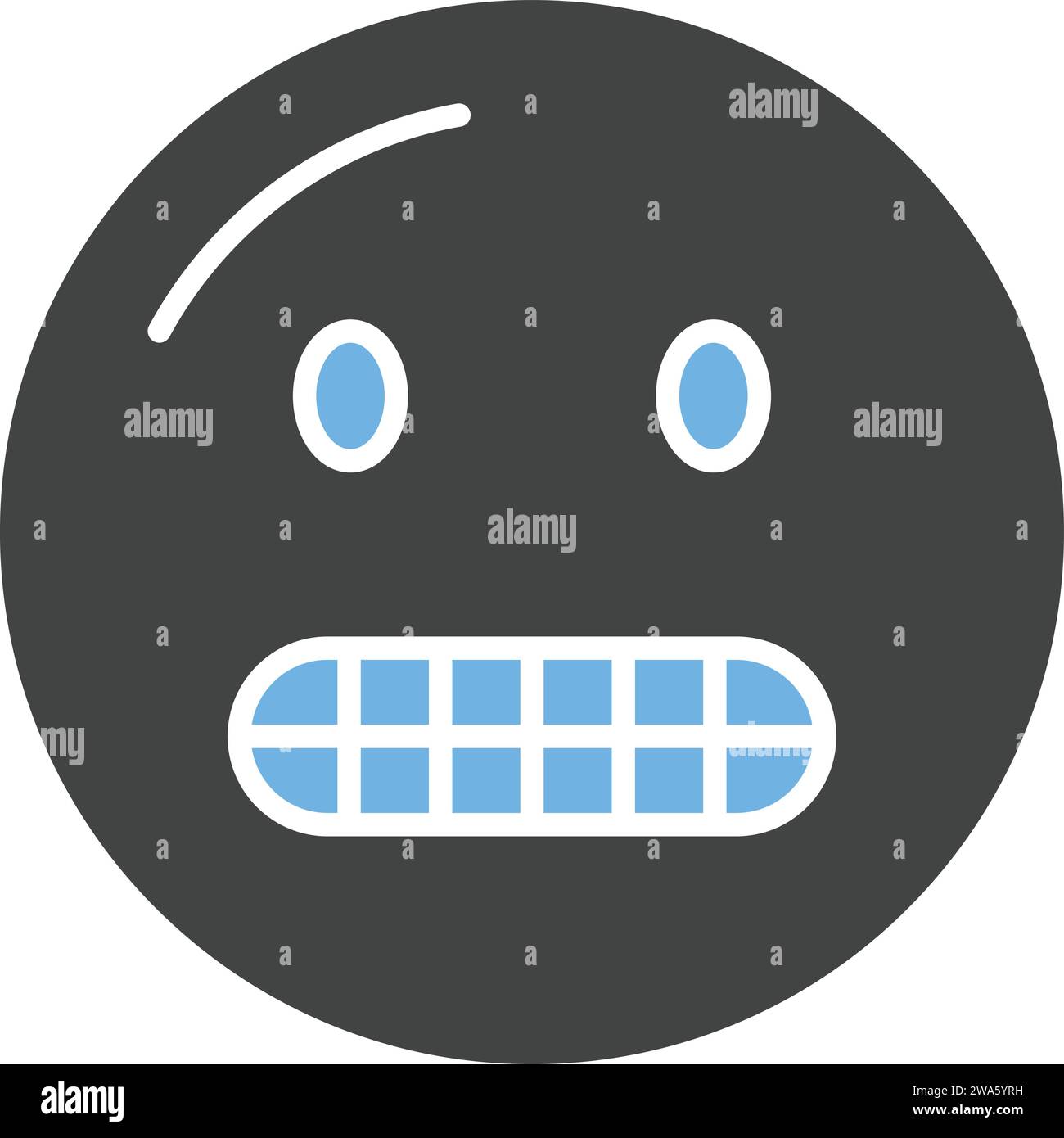 Grimacing face emoji hi-res stock photography and images - Alamy